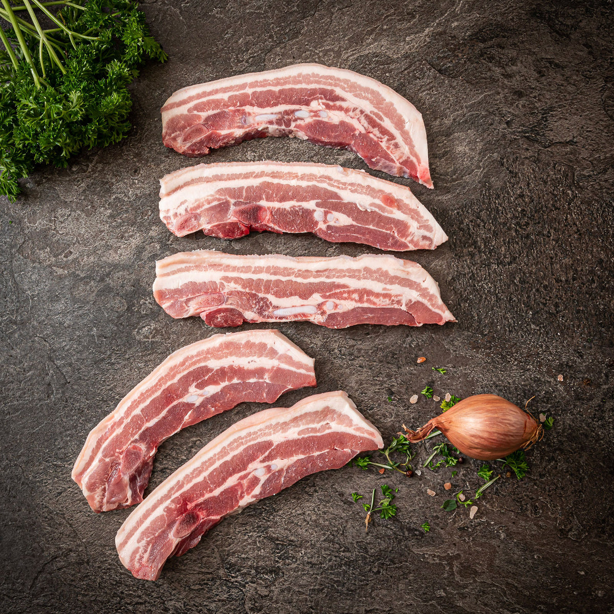 Pork Belly Spare Ribs - Cut Thin - Frozen (1kg) – Elvy's Premium Meats