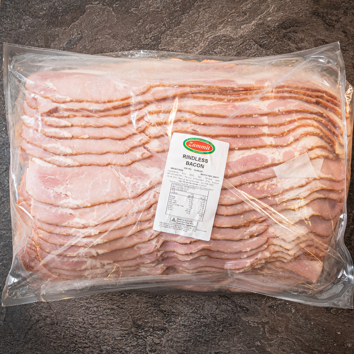 Rindless Bacon (1kg) – Elvy's Premium Meats